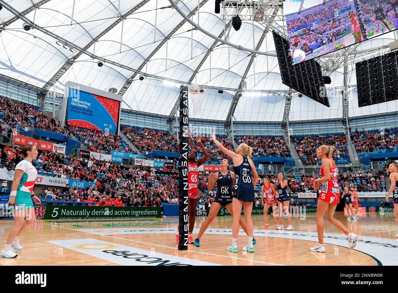 SYDNEY, AUSTRALIA - MAY 16: Sam Wallace of the NSW Swifts shoots for ...