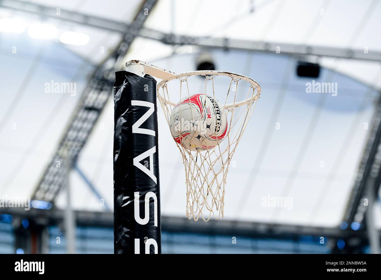 SYDNEY, AUSTRALIA - MAY 16: Sam Wallace of the NSW Swifts shoots a goal ...