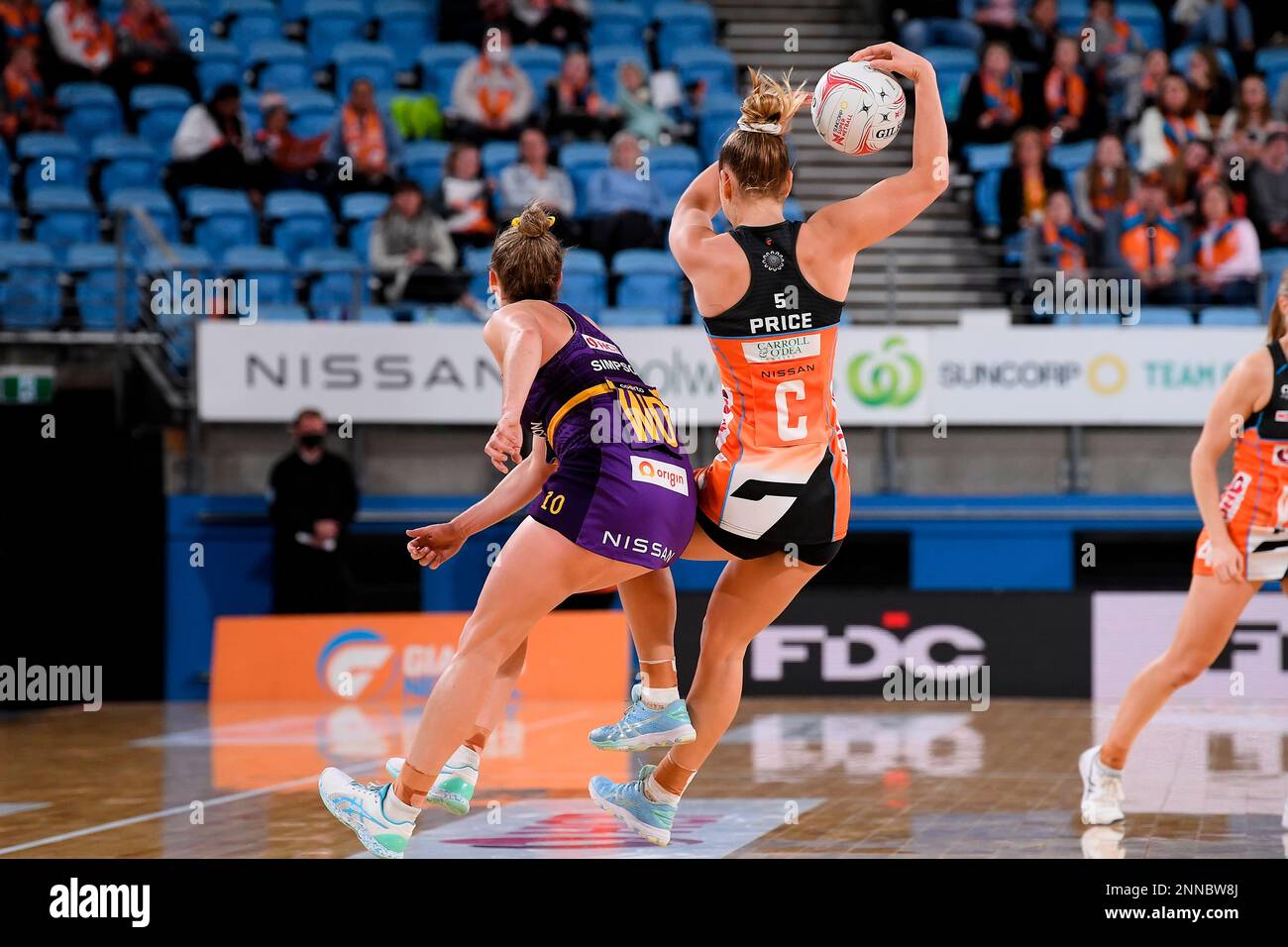 SYDNEY, AUSTRALIA - MAY 16: Jamie-Lee Price of the Giants Netball ...
