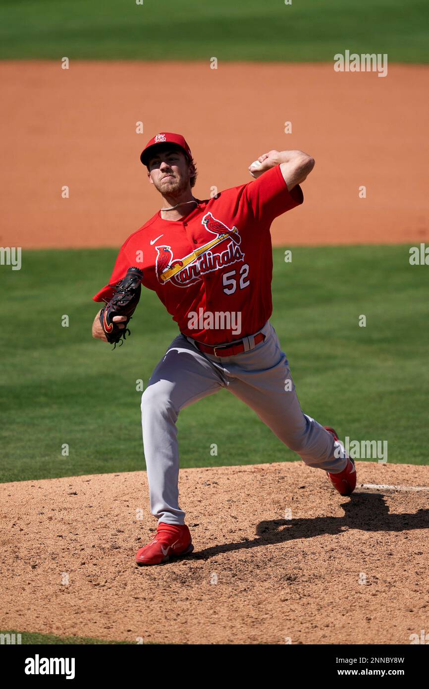 St. Louis Cardinals pitcher Matthew Liberatore (52) during a Major ...