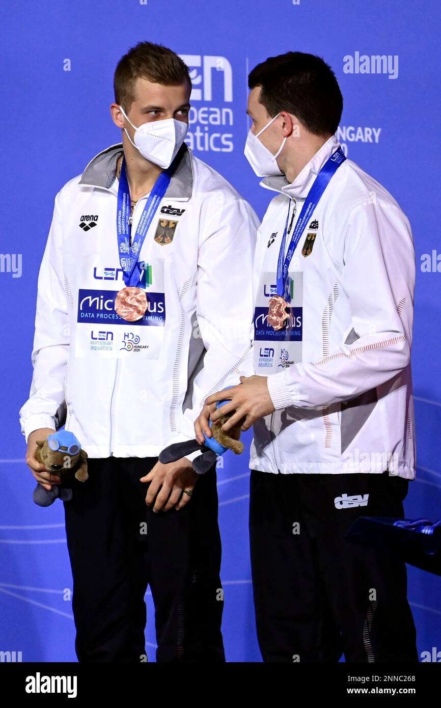 Bronze medal winning Timo Barthel, left, and Patrick Hausding of ...