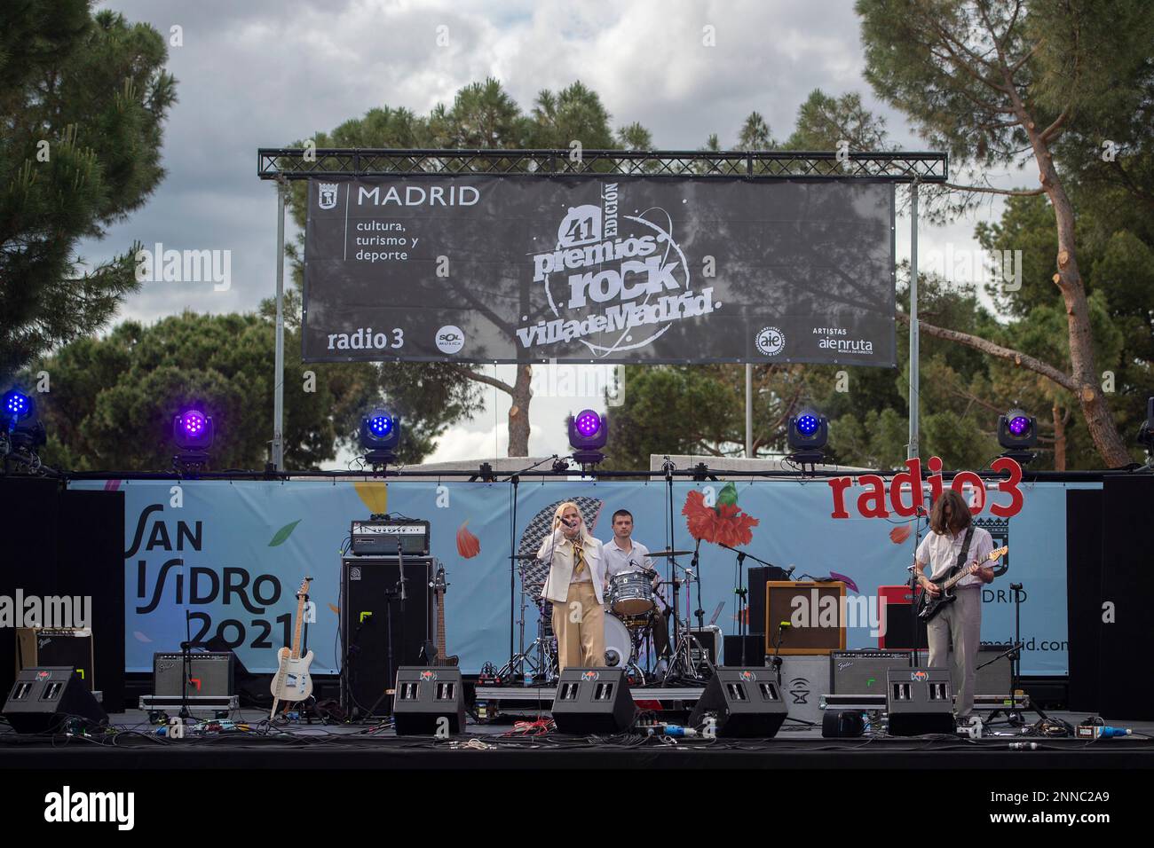 The singer of the rock band, Erin Memento, performs after learning that ...