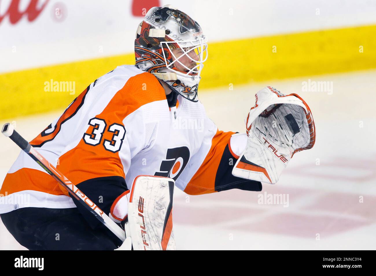 NHL profile photo on Philadelphia Flyers goalie Samuel Ersson, from ...