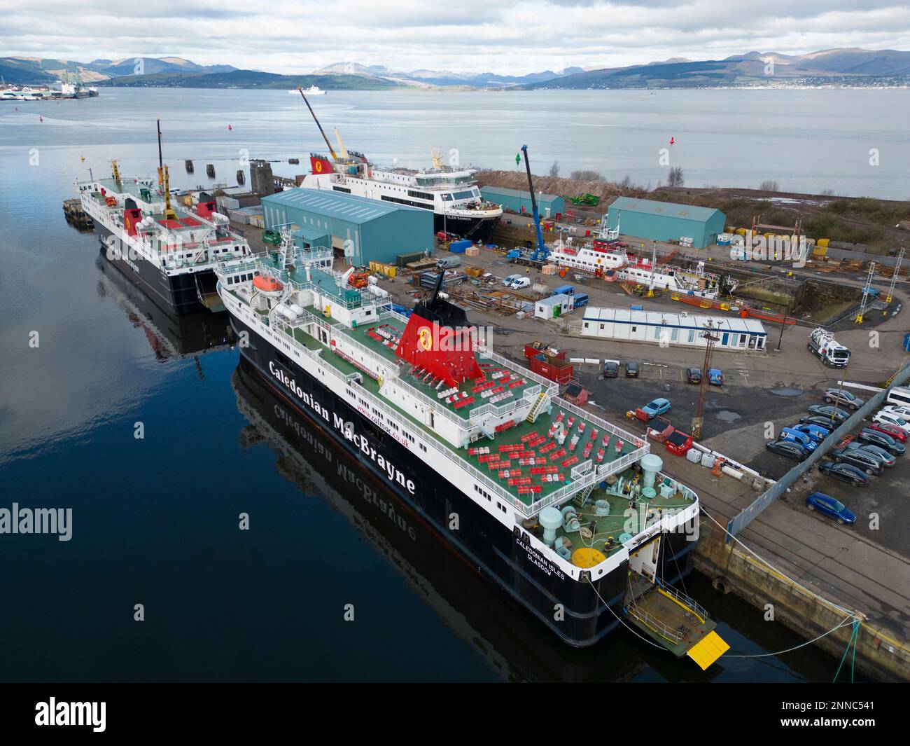 Calmac ferries repair hi-res stock photography and images - Alamy