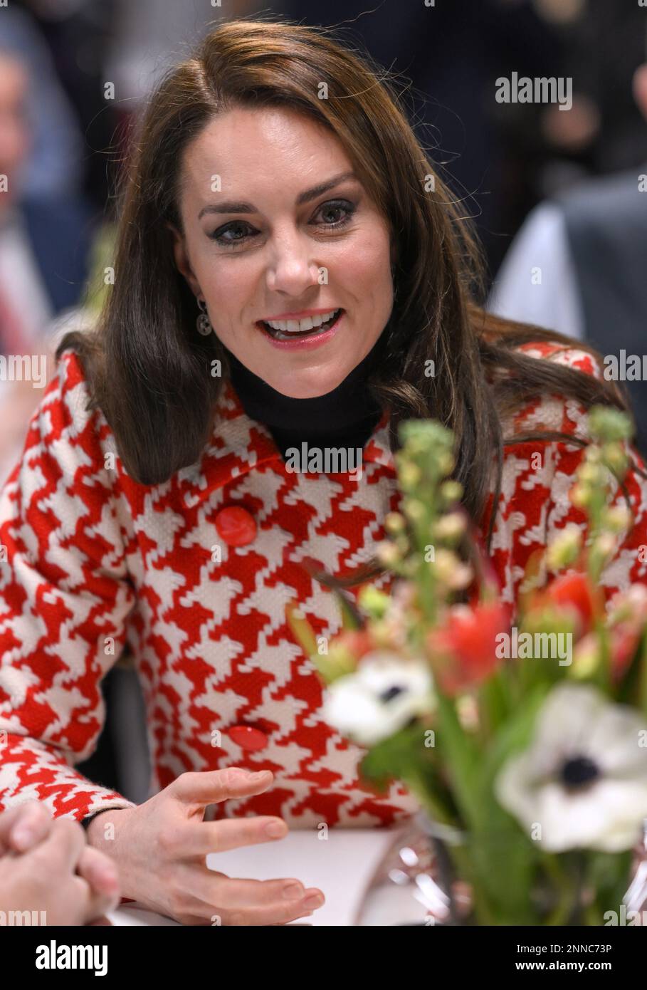 The Princess of Wales meets injured players who are supported by the ...