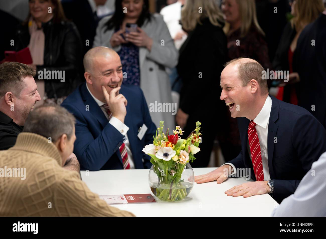 The Prince of Wales meets injured players who are supported by the ...