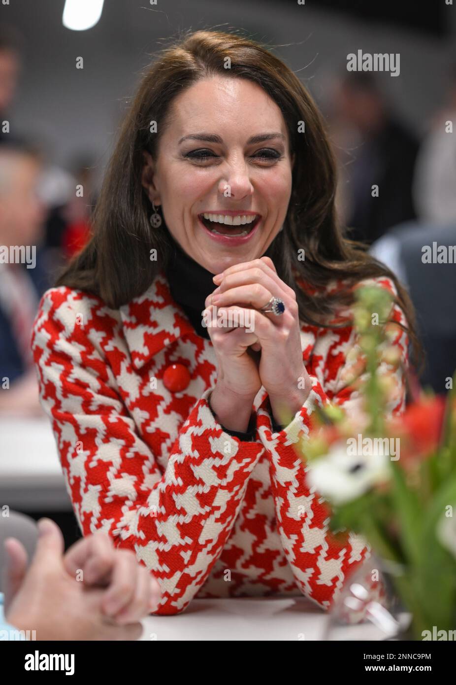 The Princess of Wales meets injured players who are supported by the ...