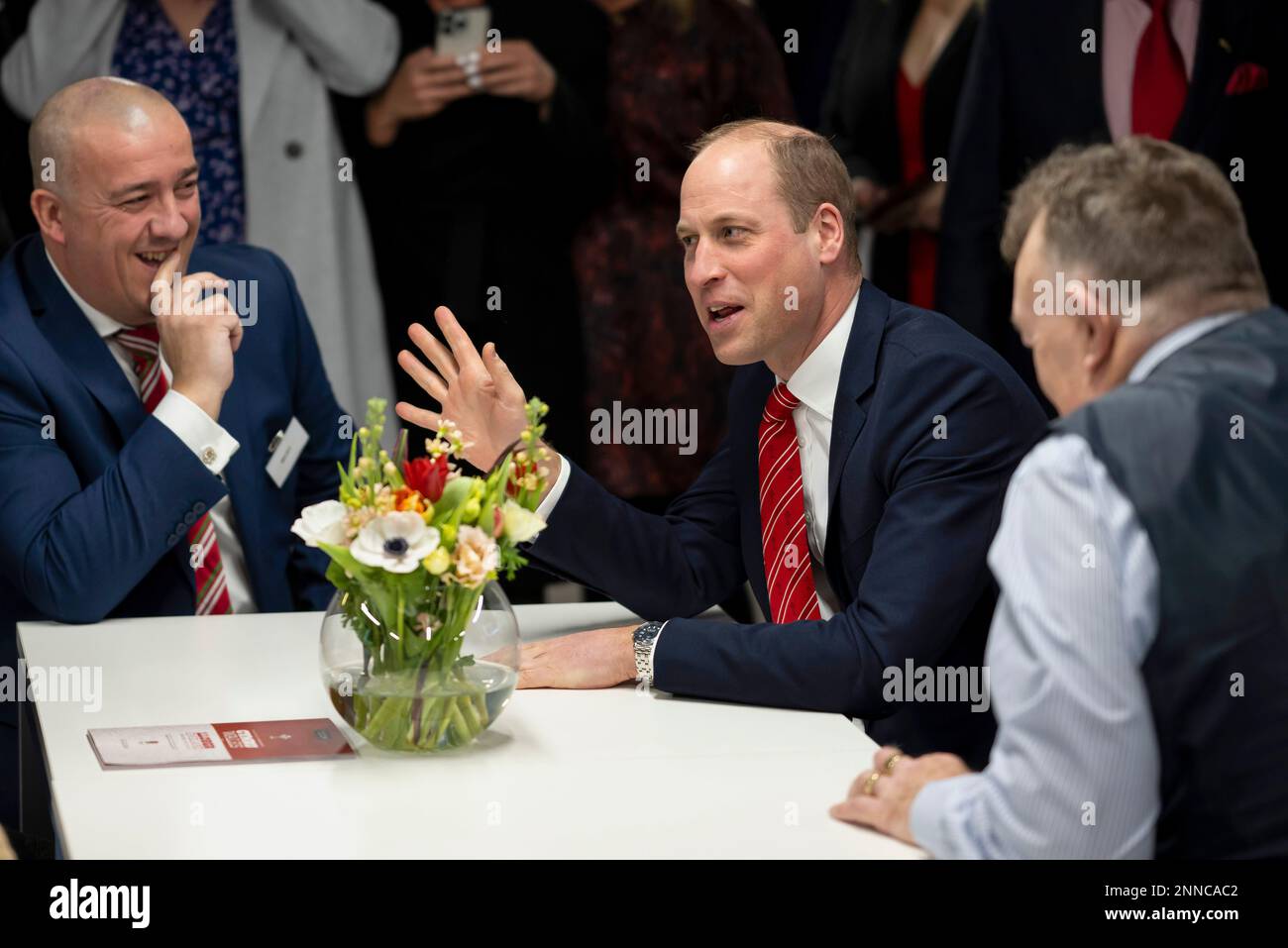 The Prince of Wales meets injured players who are supported by the ...