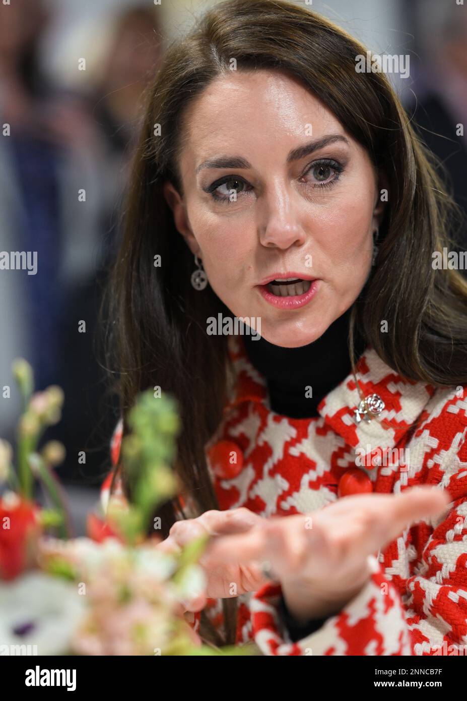 The Princess of Wales meets injured players who are supported by the ...