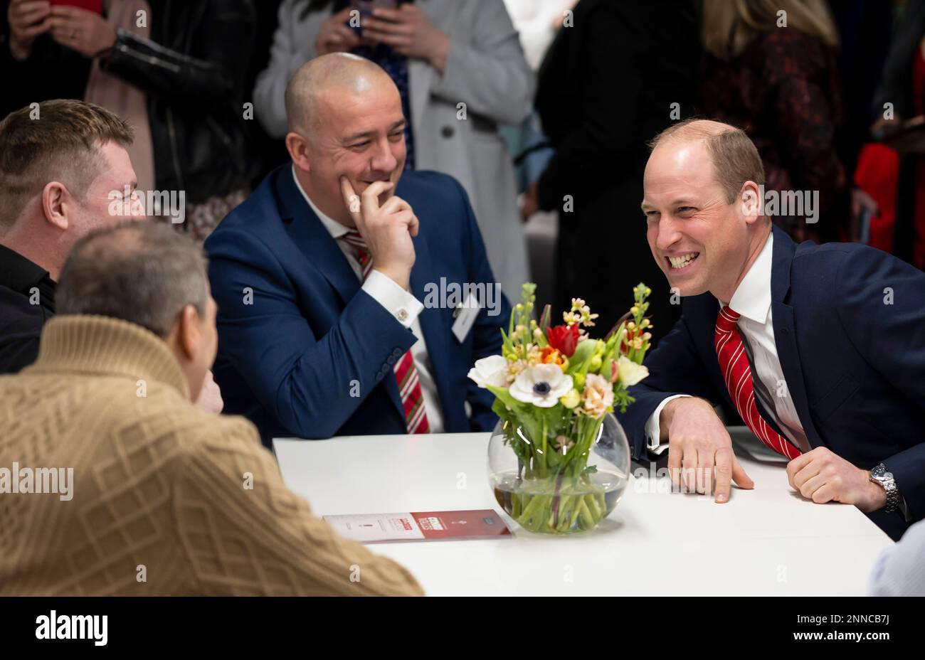 The Prince of Wales meets injured players who are supported by the ...