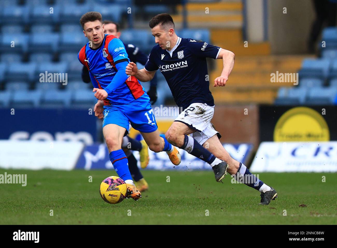 25th February 2023; Dens Park, Dundee, Scotland: Scottish Championship ...