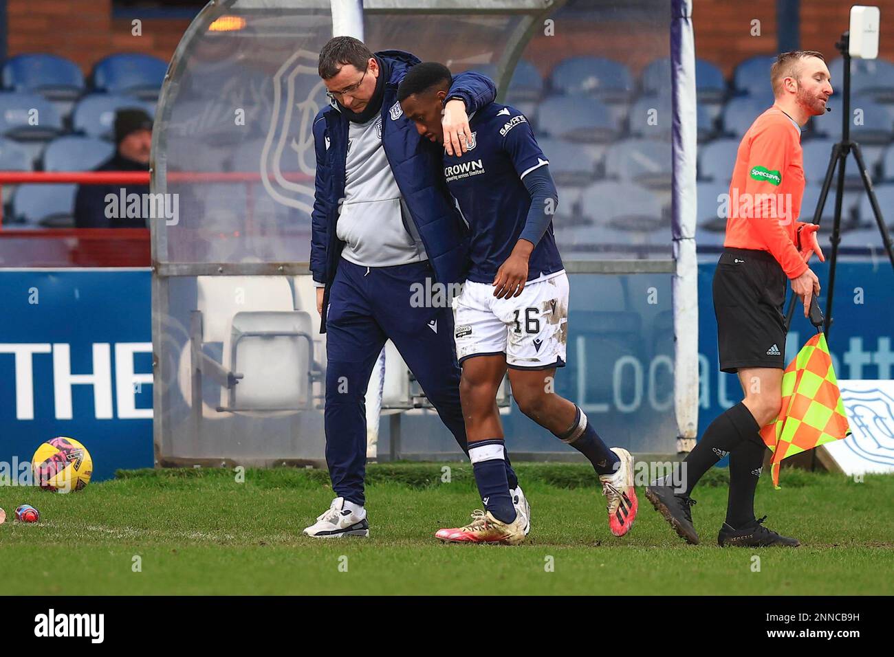 25th February 2023; Dens Park, Dundee, Scotland: Scottish Championship ...