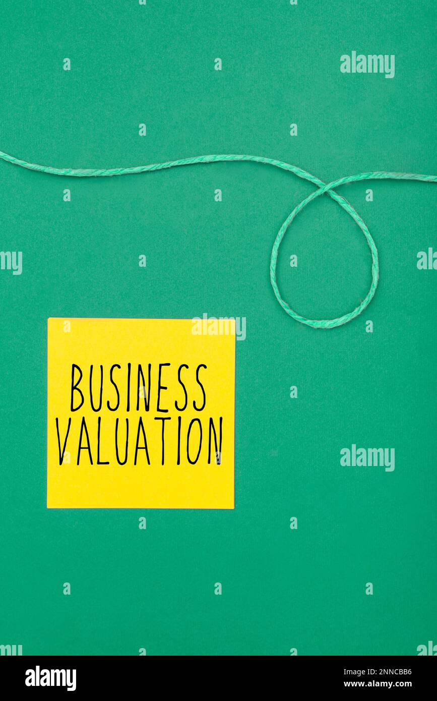 Inspiration showing sign Business Valuation. Business showcase ...
