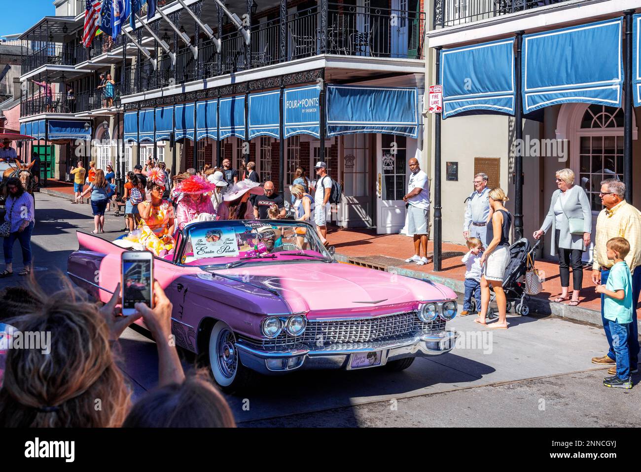 Historic Easter Parade,Bourbon Street, French Quarter New Orleans ...