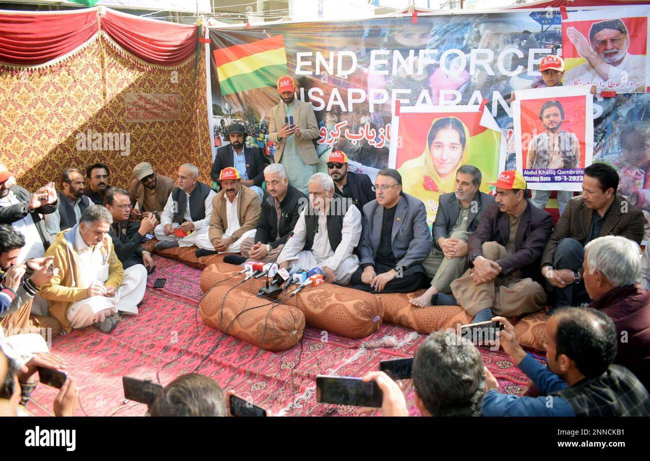 Balochistan National Party (BNP) Central Leader, Malik Abdul Wali Kakar ...