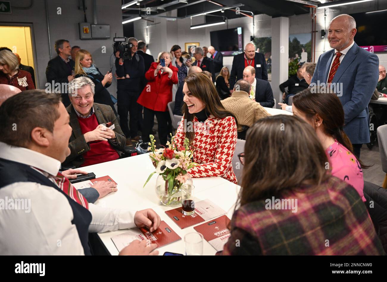 The Princess of Wales meets injured players who are supported by the ...