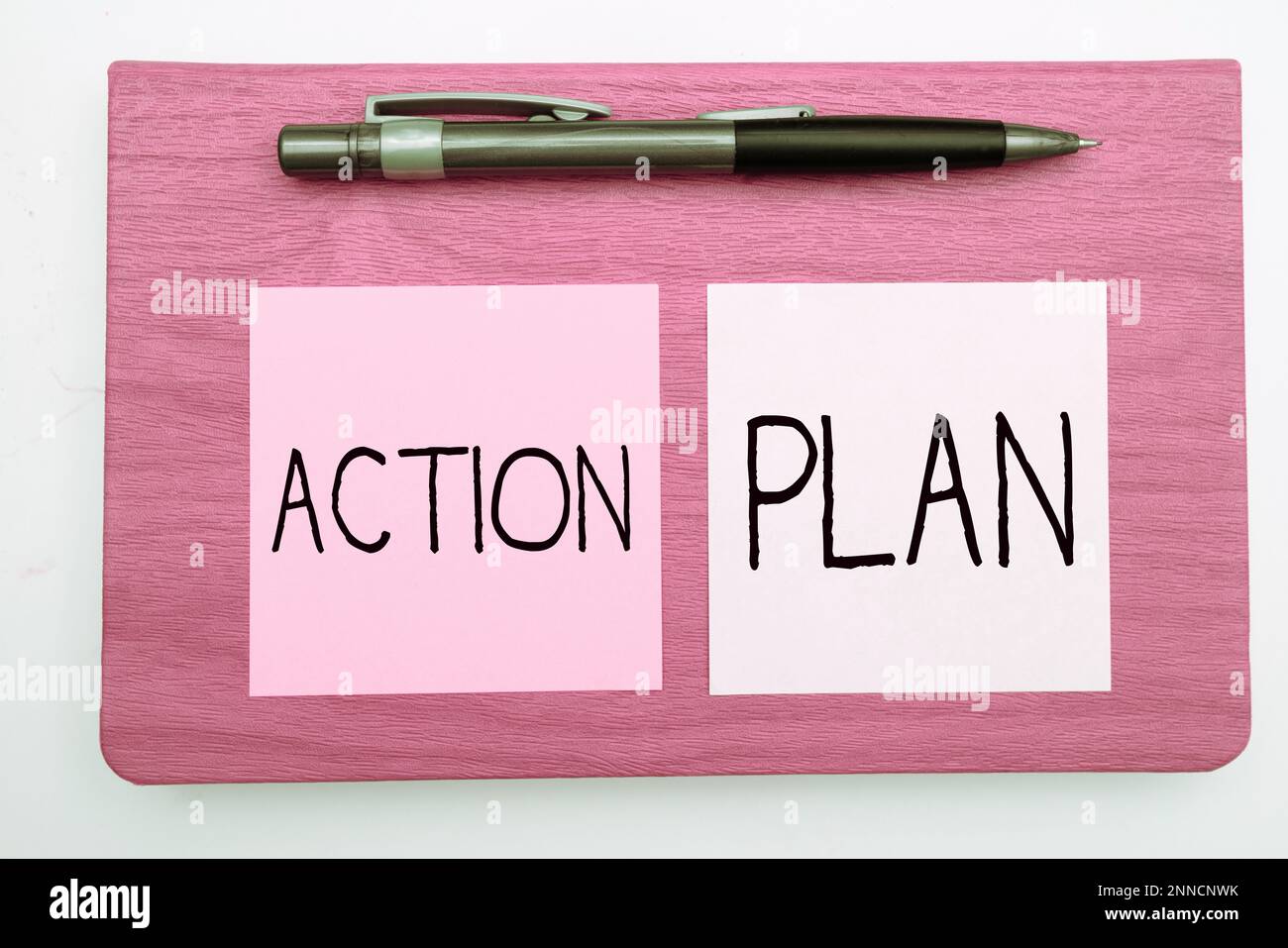Inspiration showing sign Action Plan. Word Written on list of things or schedule to be made thia ...