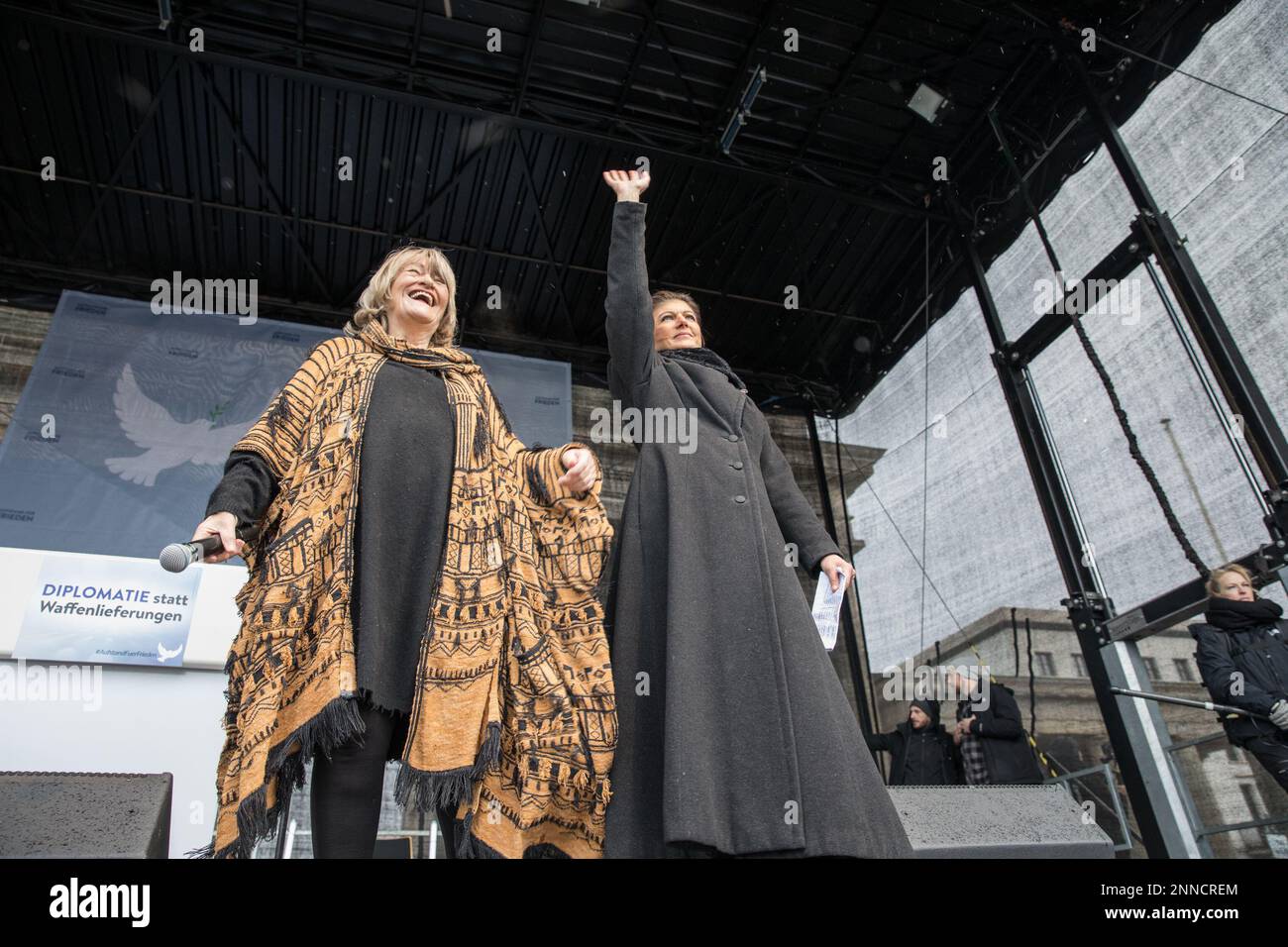 Thousands of people gathered on Saturday, February 25, 2023, at the ...