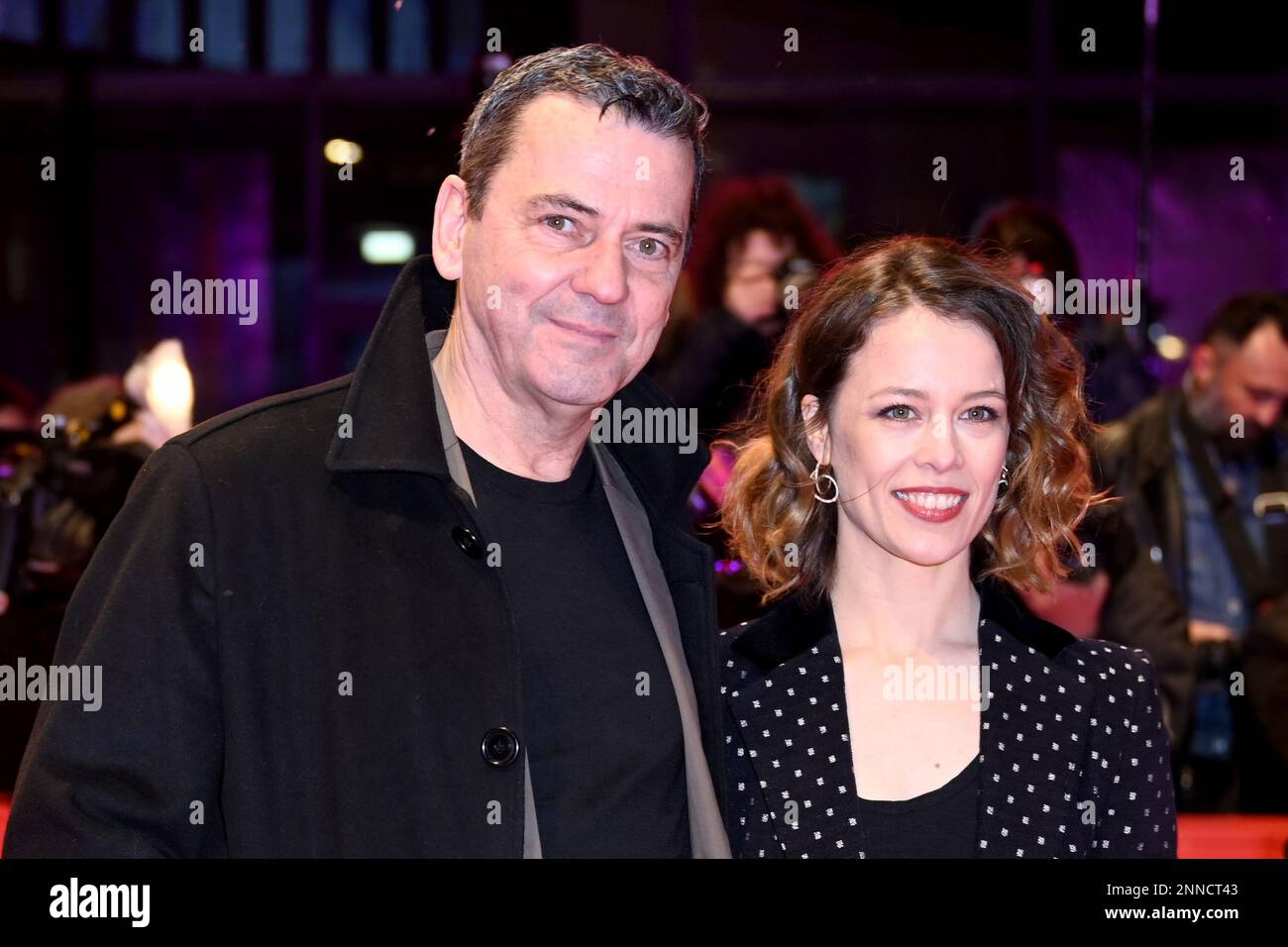 Berlin, Germany. 25th Feb, 2023. Christian Petzold, director, and Paula ...