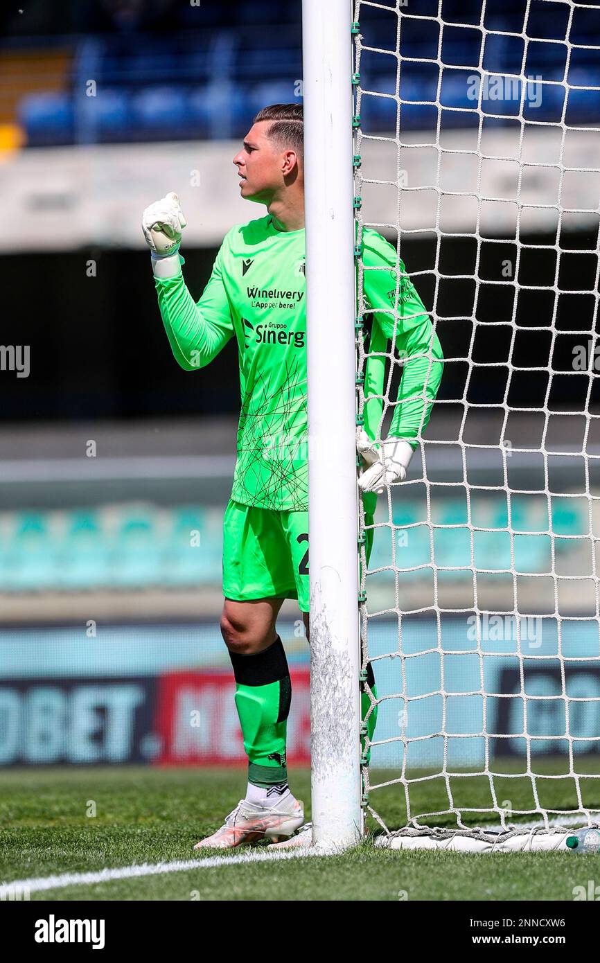 VERONA, ITALY - MAY 09: Ivor Pandur goalkeeper for Hellas Verona during ...