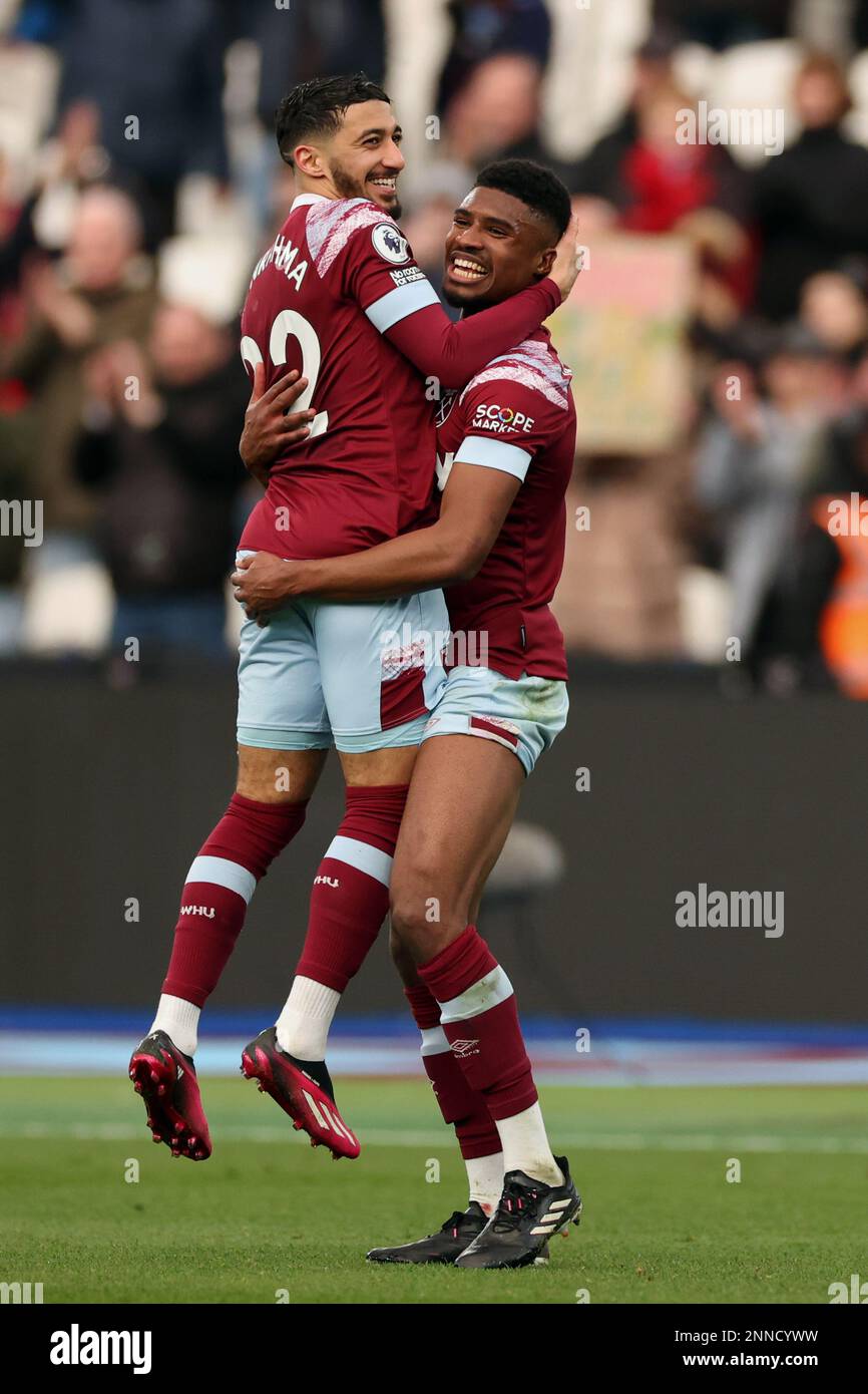 London Stadium, London, UK. 25th Feb, 2023. Premier League Football ...