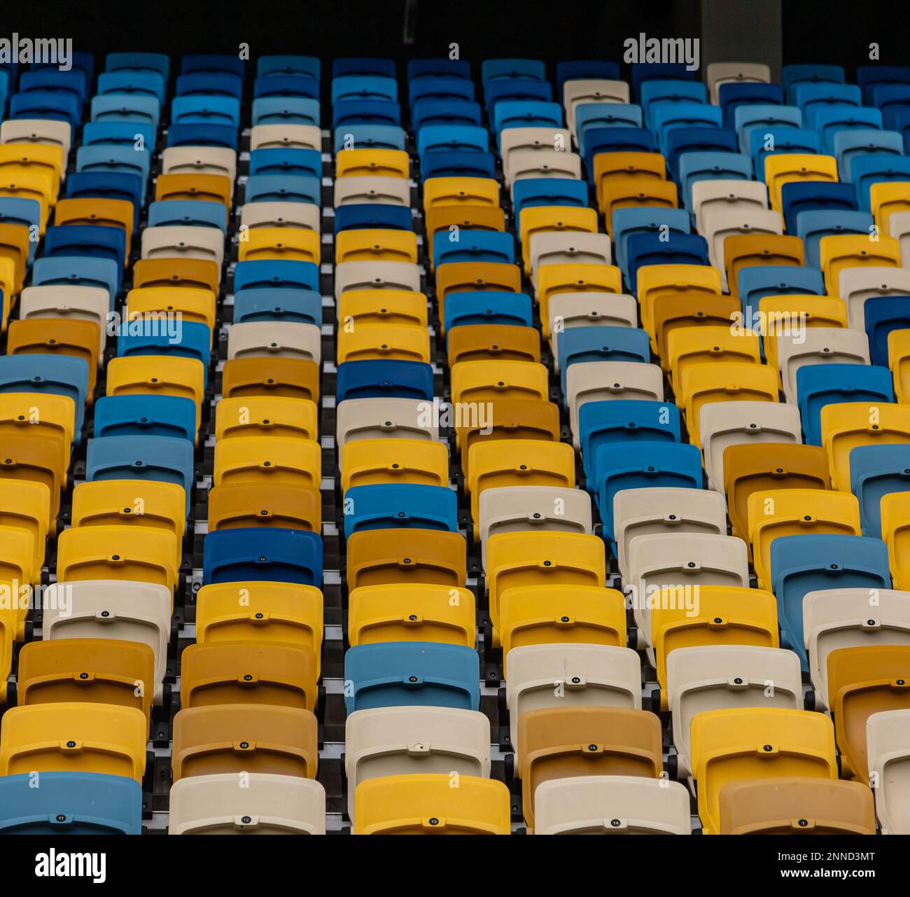 Empty football stadium seats hi-res stock photography and images - Alamy