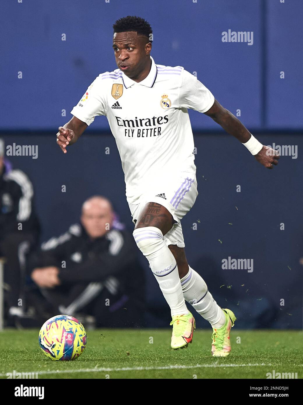 Vinicius Jr 'Vini' of Real Madrid CF in action during the La Liga ...