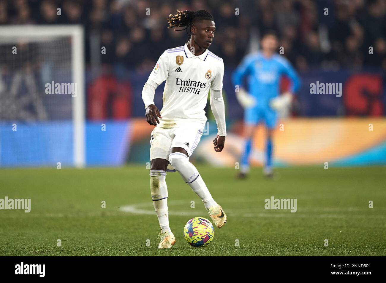Eduardo Camavinga of Real Madrid CF in action during the La Liga ...