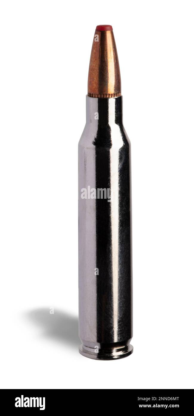 223 caliber AR-15 ammunition for an AR-15 with polymer tipped bullet ...