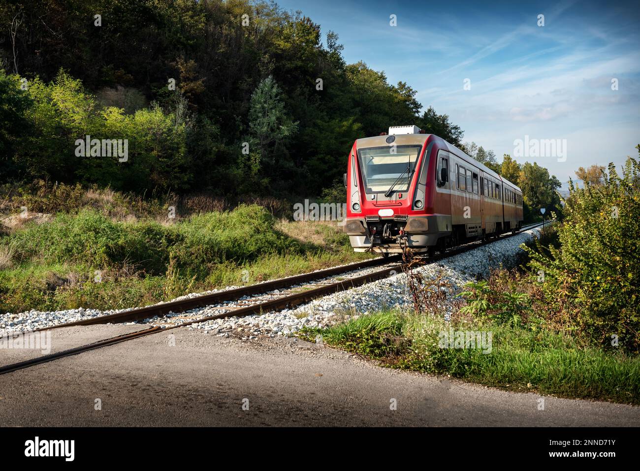 Bus on rails hi-res stock photography and images - Alamy