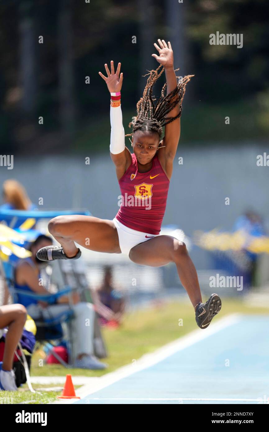 Lanae-Tava Thomas of Southern California places second in the women's ...
