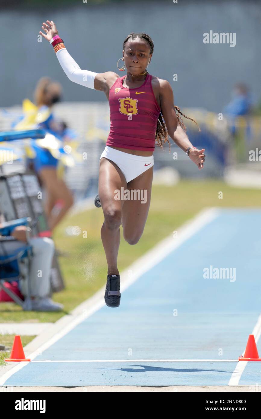 Lanae-Tava Thomas of Southern California places second in the women's ...