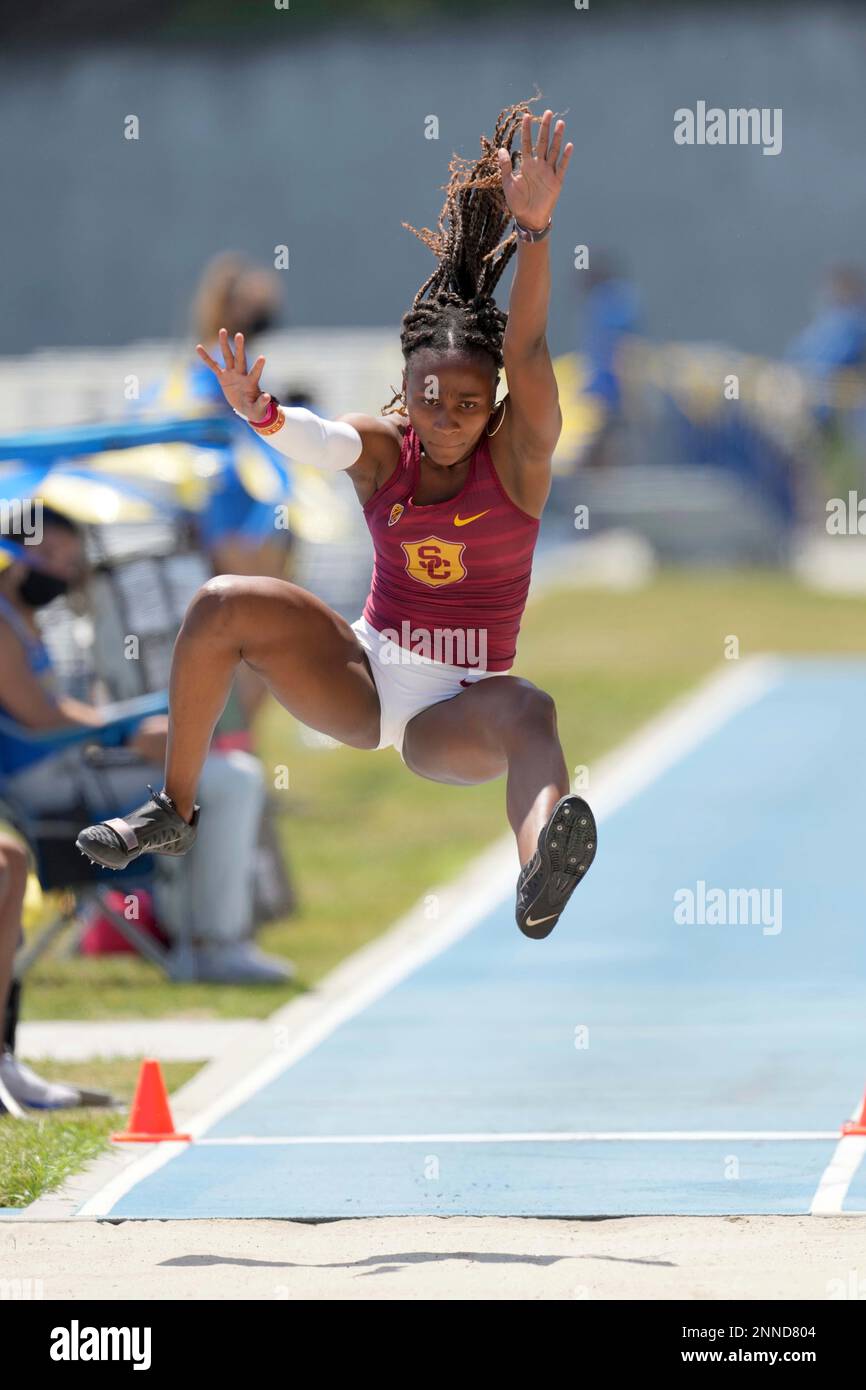 Lanae-Tava Thomas of Southern California places second in the women's ...