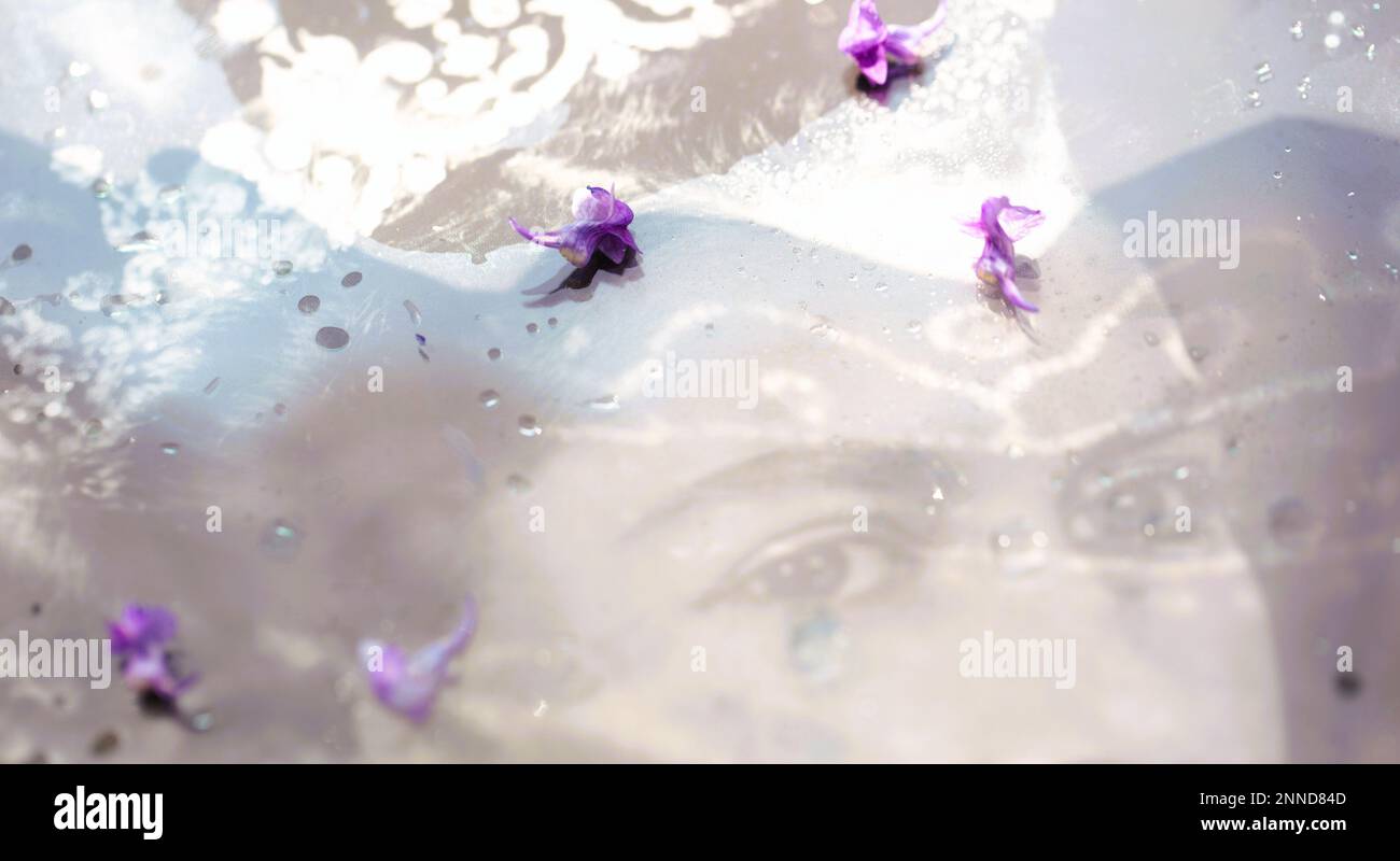 Conceptual close-up of the image of the late Queen Elizabeth, Britain's ...