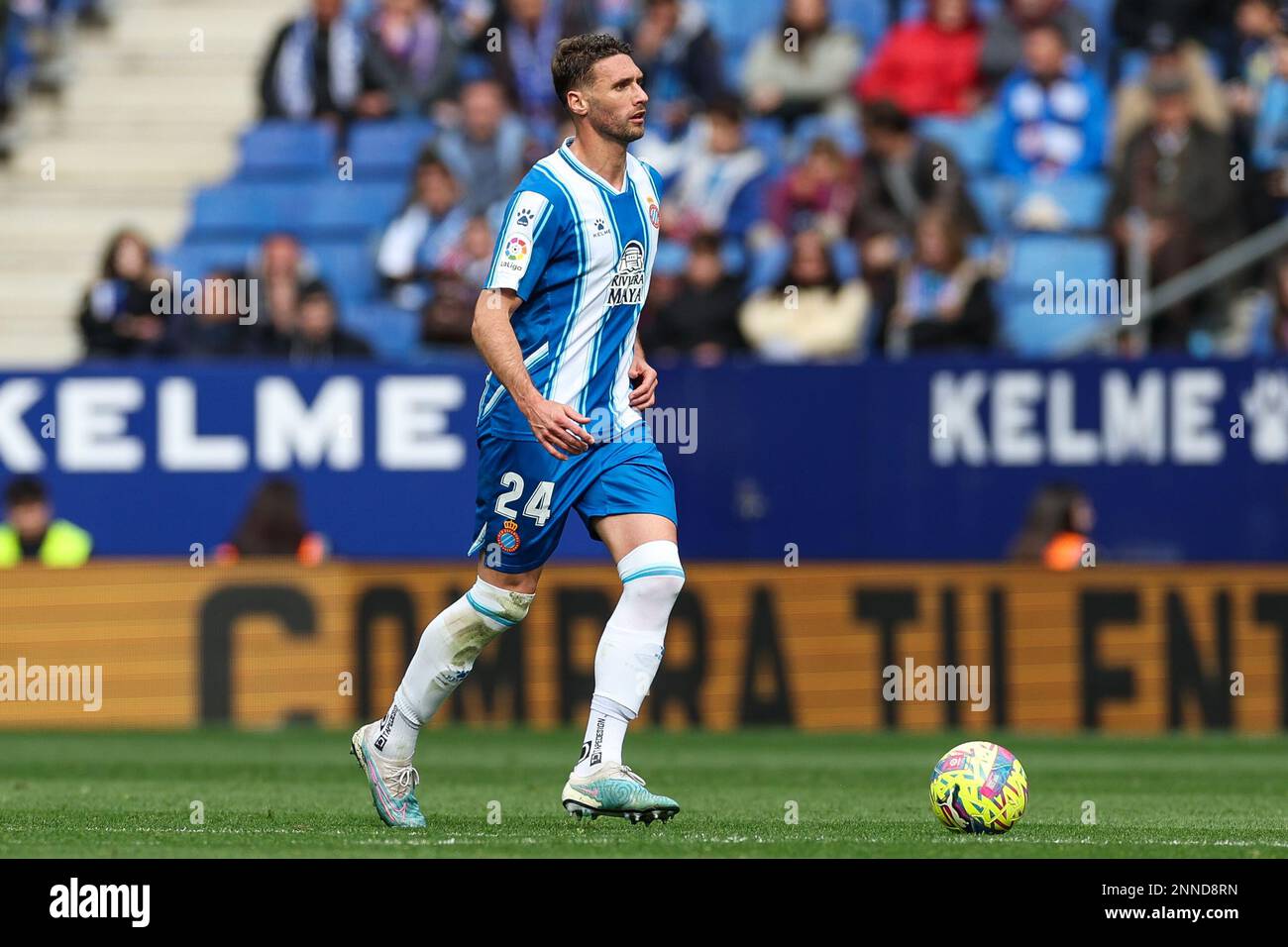Sergi Gomez of RCD Espanyol during the Liga match between RCD Espanyol ...