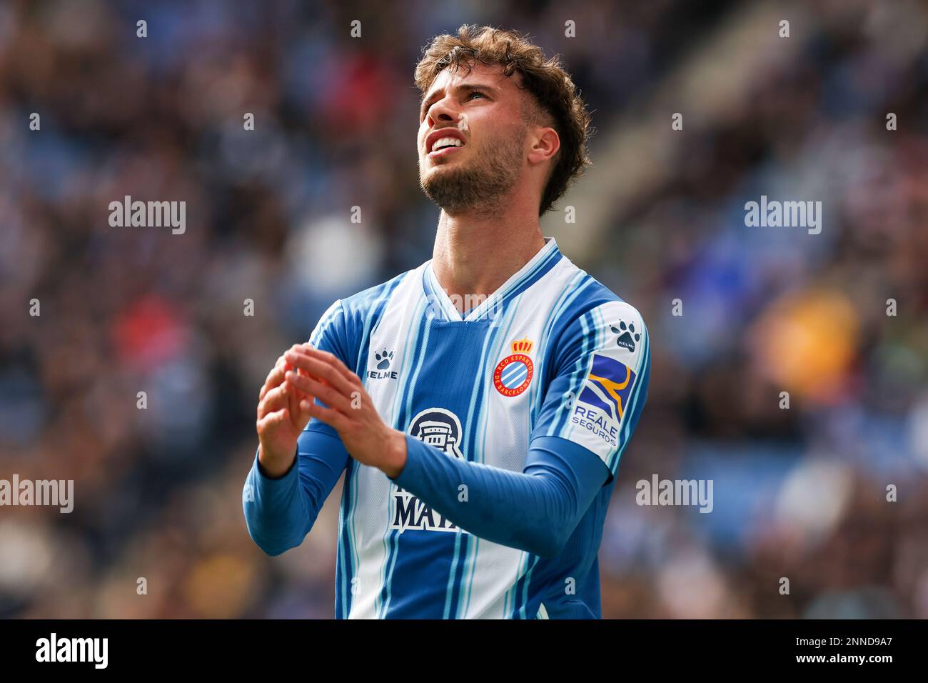 Javi Puado of RCD Espanyol during the Liga match between RCD Espanyol ...