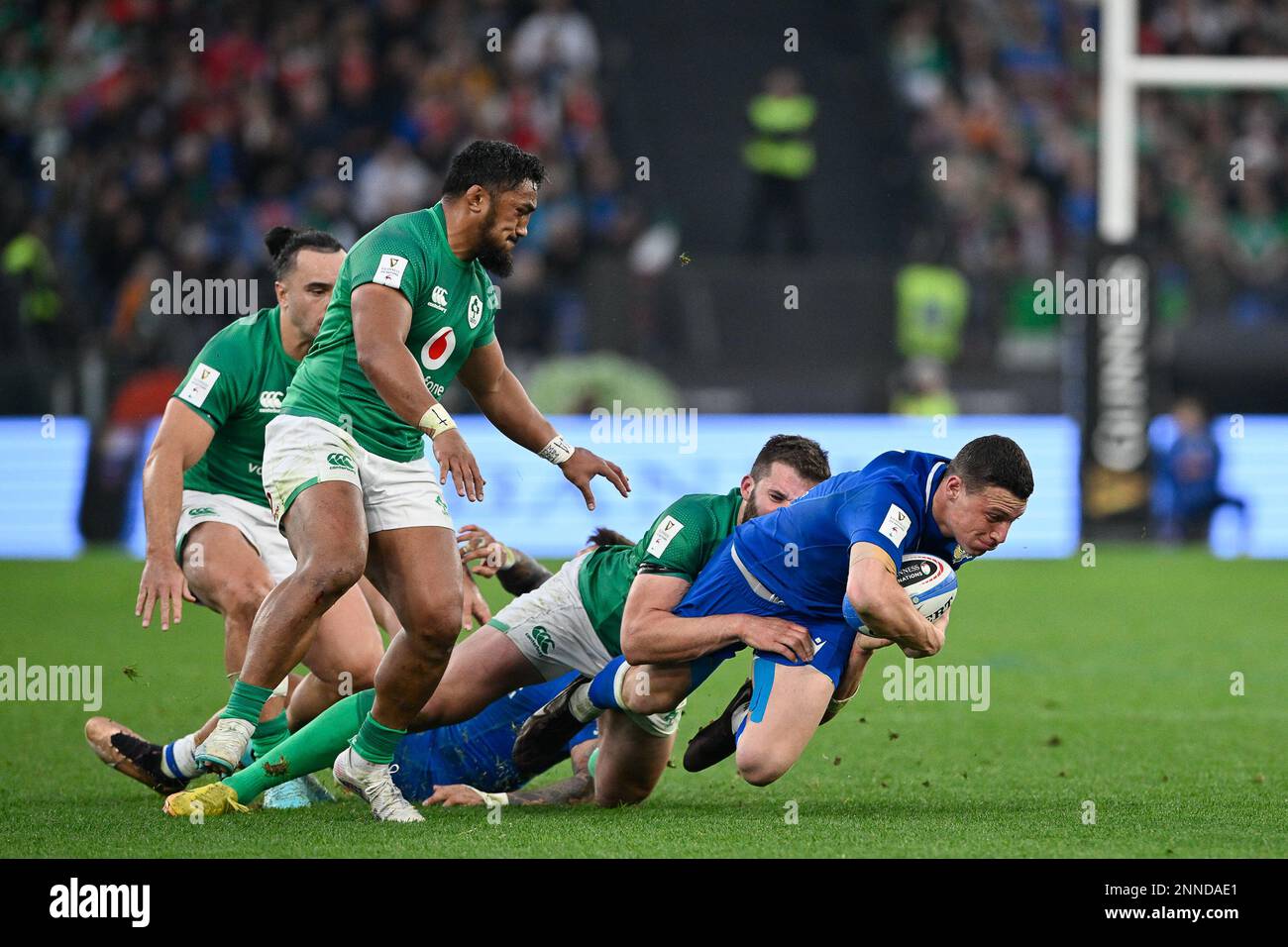 Paolo Garbisi of Italy during Six Nation Rugby Match, Stadio Olimpico ...
