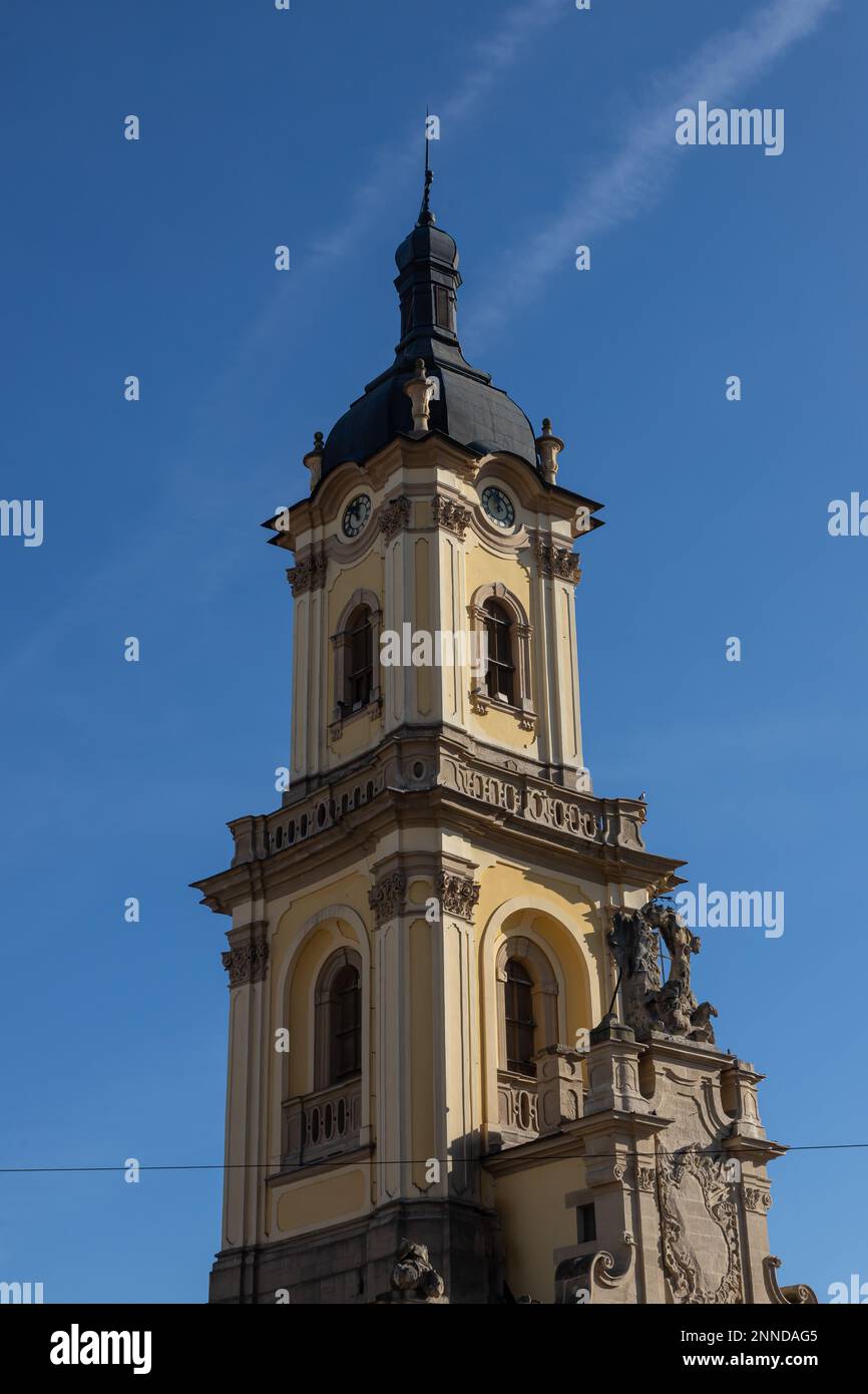 Beautiful Old Buchach City Hall, joint work of architect Bernard ...