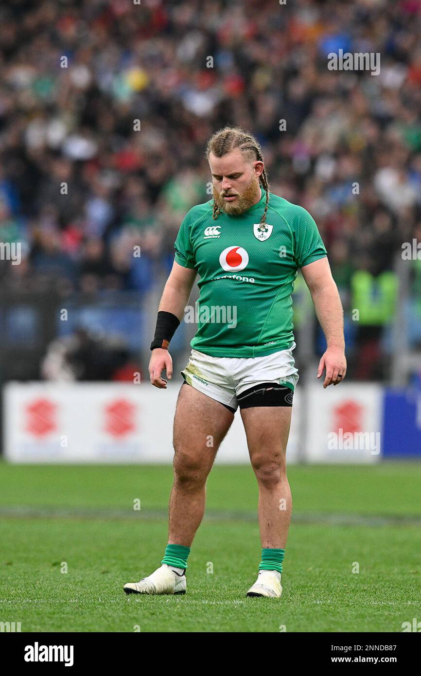 Finlay Bealham of Ireland during Six Nation Rugby Match, Stadio Olimpico, Italy vIreland, 25 ...