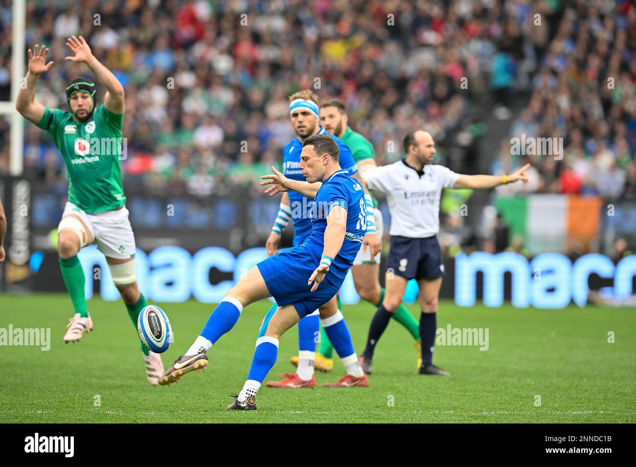Rugby match stadio olimpico hi-res stock photography and images - Alamy