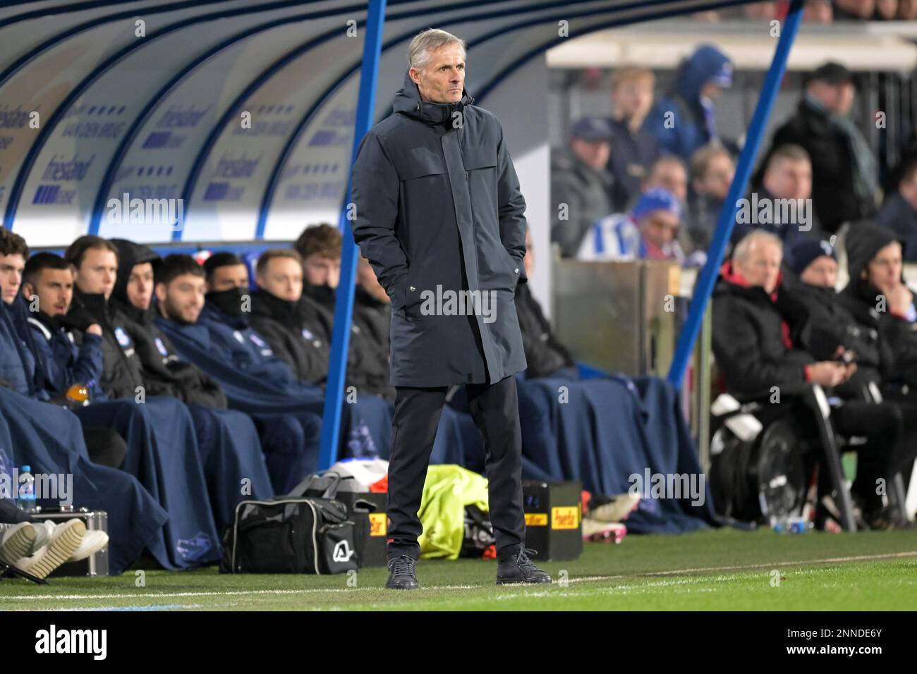HERENVEEN - SC Heerenveen coach Kees van Wonderen during the Dutch ...