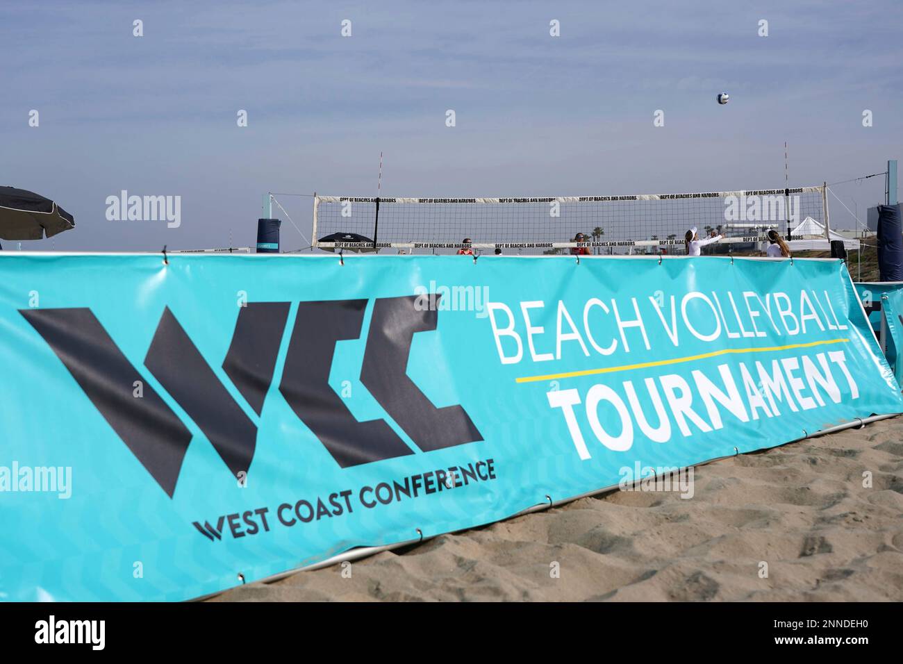 A general overall view of the WCC Beach Volleyball Championship at ...