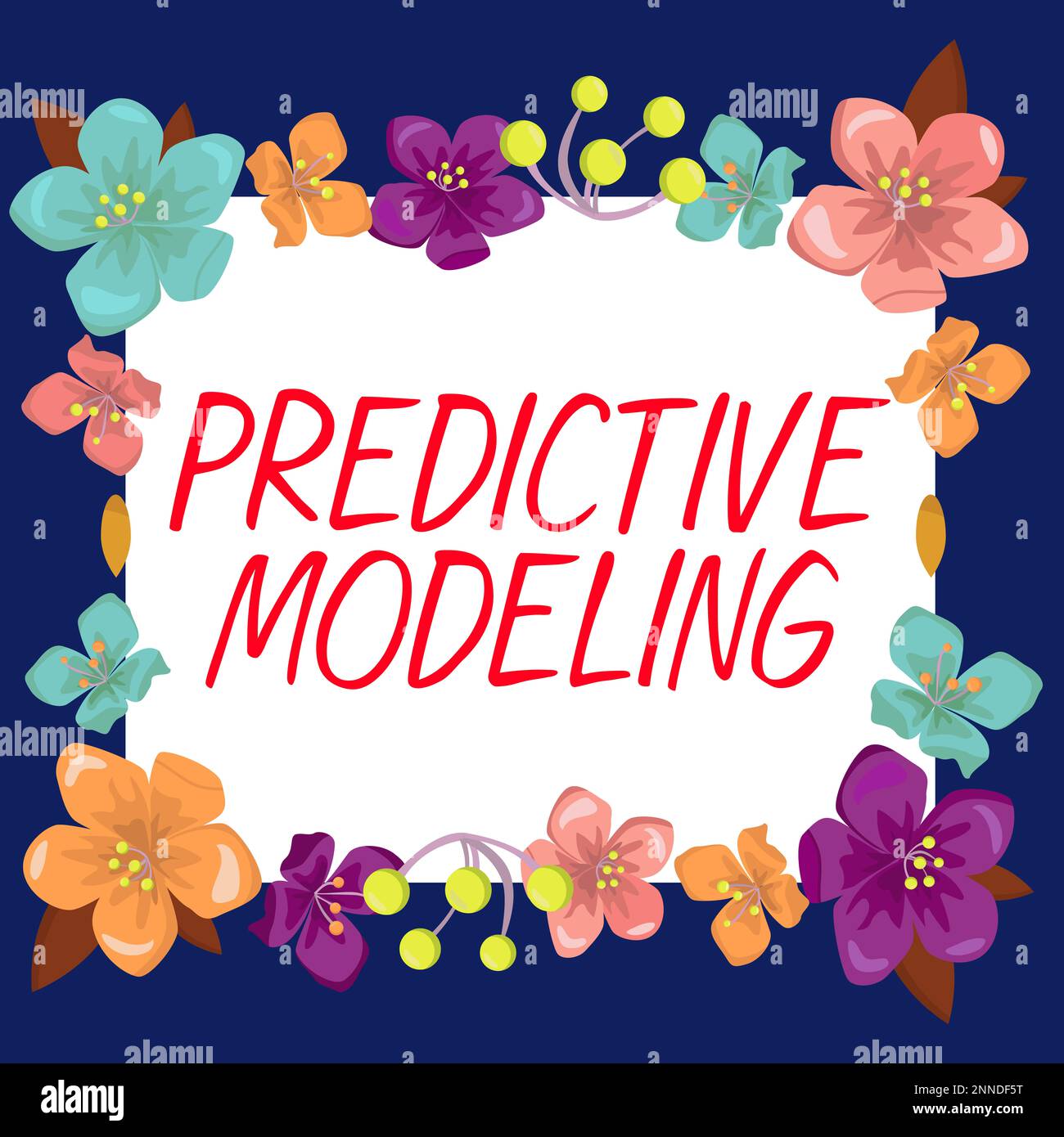 Hand writing sign Predictive Modeling. Word for maintenance strategy driven by predictive ...