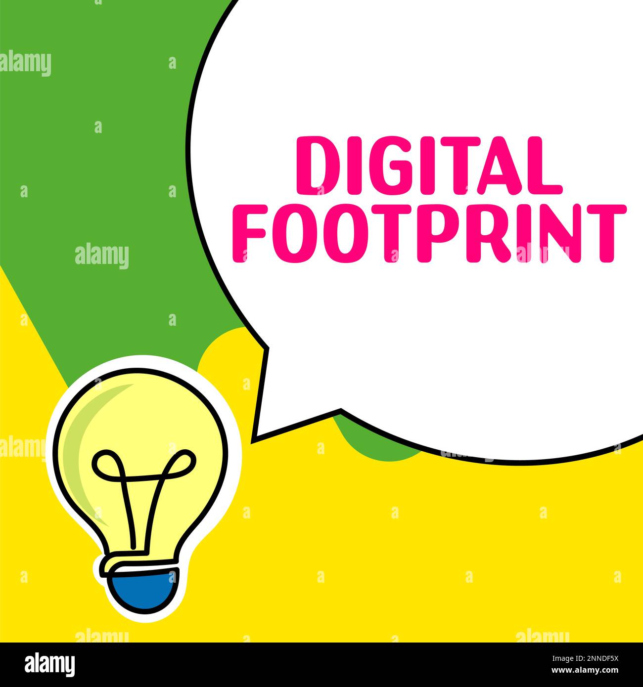 Inspiration showing sign Digital Footprint. Internet Concept uses ...
