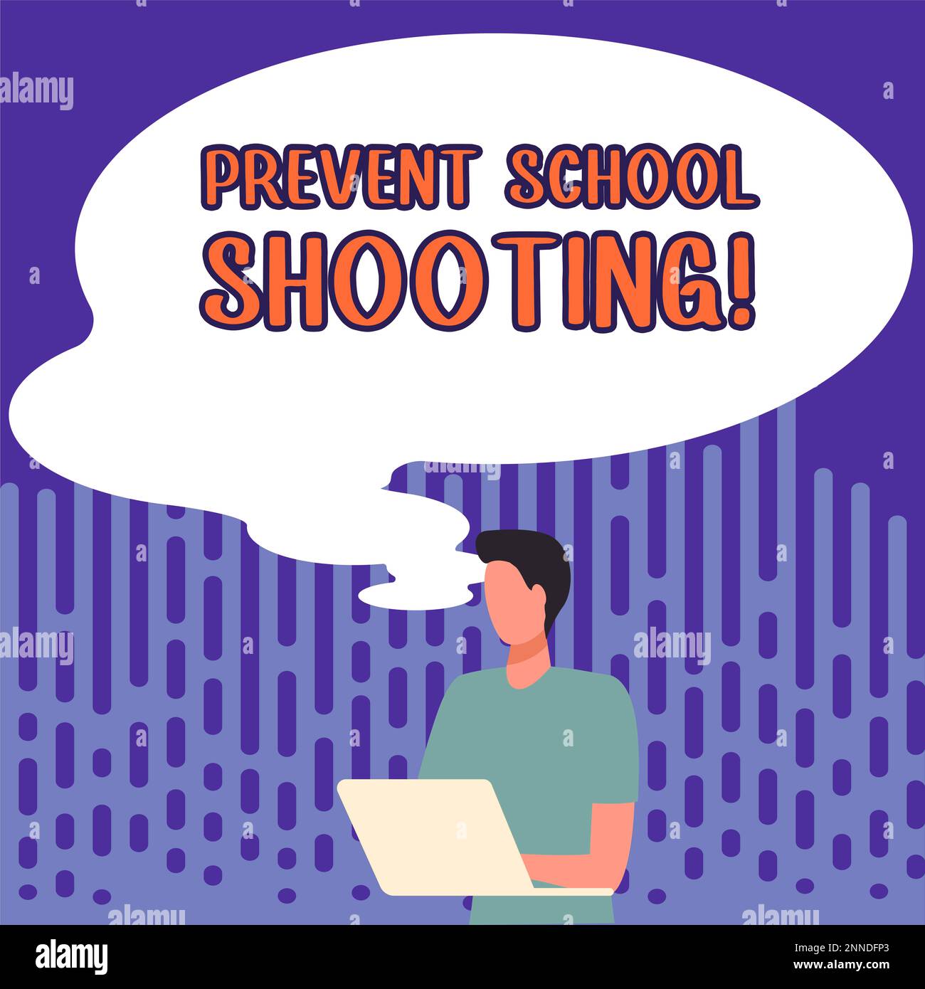 Inspiration showing sign Prevent School Shooting. Business idea actions ...