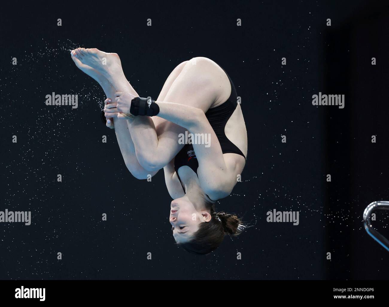 Great Britain's Andrea SPENDOLINI SIRIEIX performs during Women's 10m ...