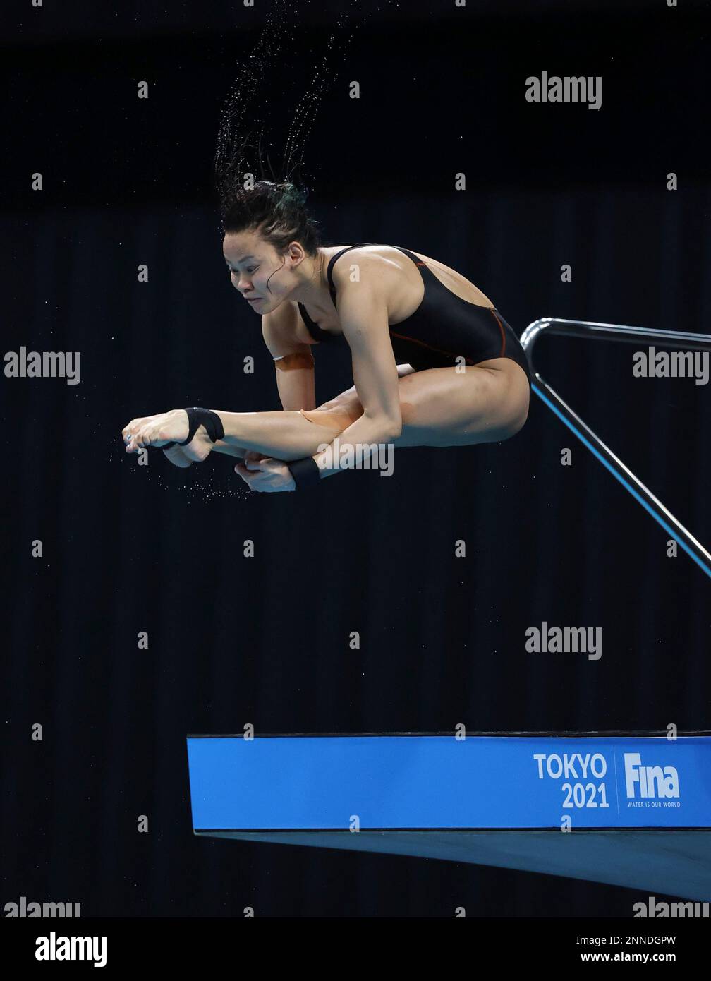 Malaysia's Pandelela PAMG performs during Women's 10m Platform Final of ...