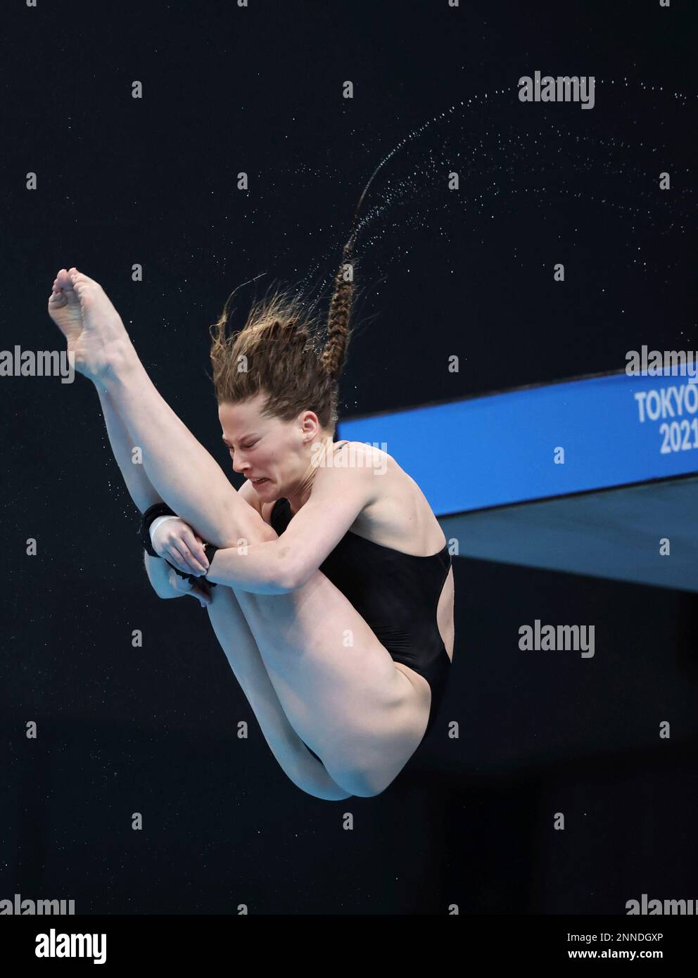 Canada's Caeli McKAY performs during Women's 10m Platform Final of 22nd ...