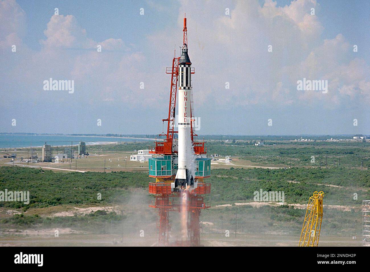 In this May 5, 1961 photo made available by NASA, astronaut Alan ...