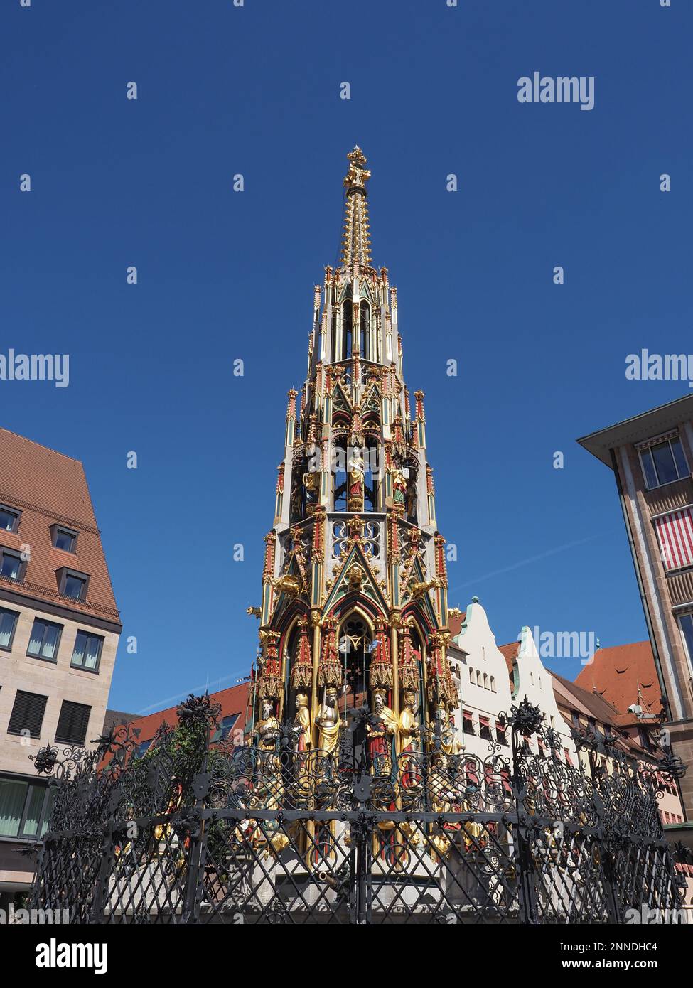 Schoener Brunnen translation beautiful fountain circa 14th century in ...